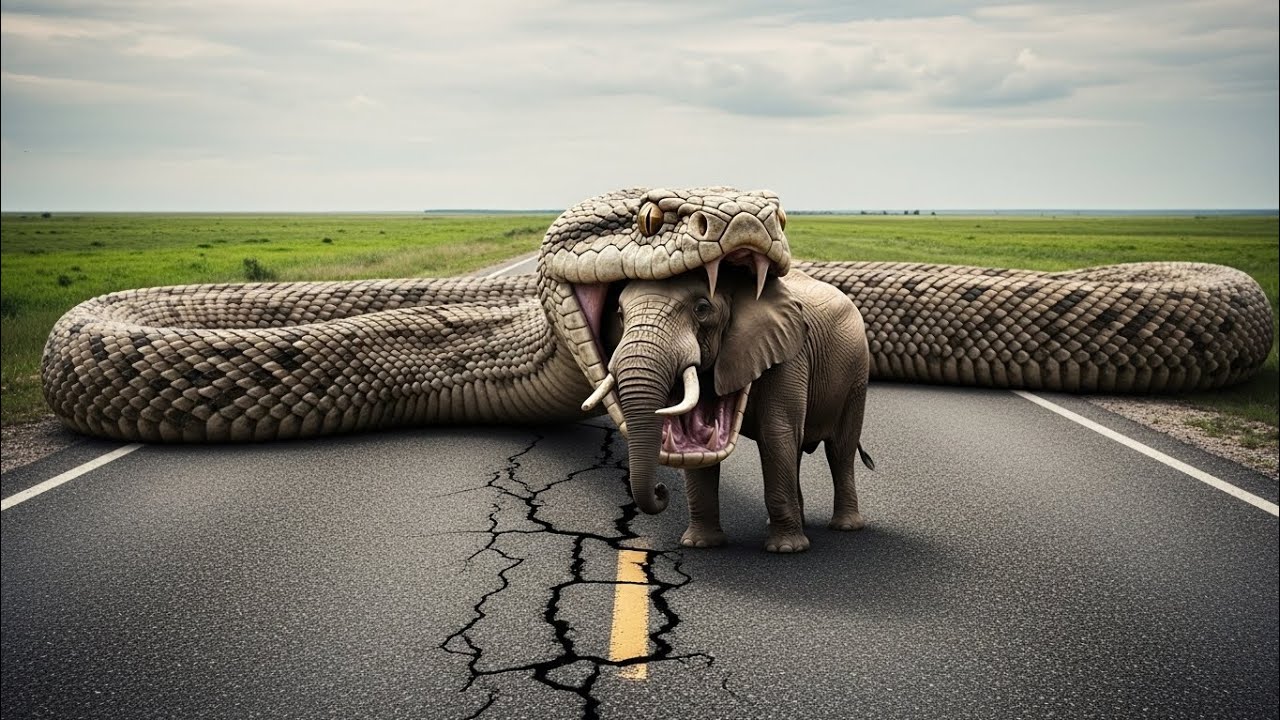 Horse vs python – Wild Nature AI Documentary (National Geographic Style ...