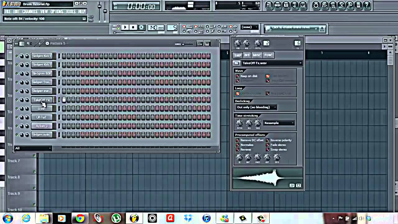 FL Studio Sledgren Drum Tips & Techs - YouTube