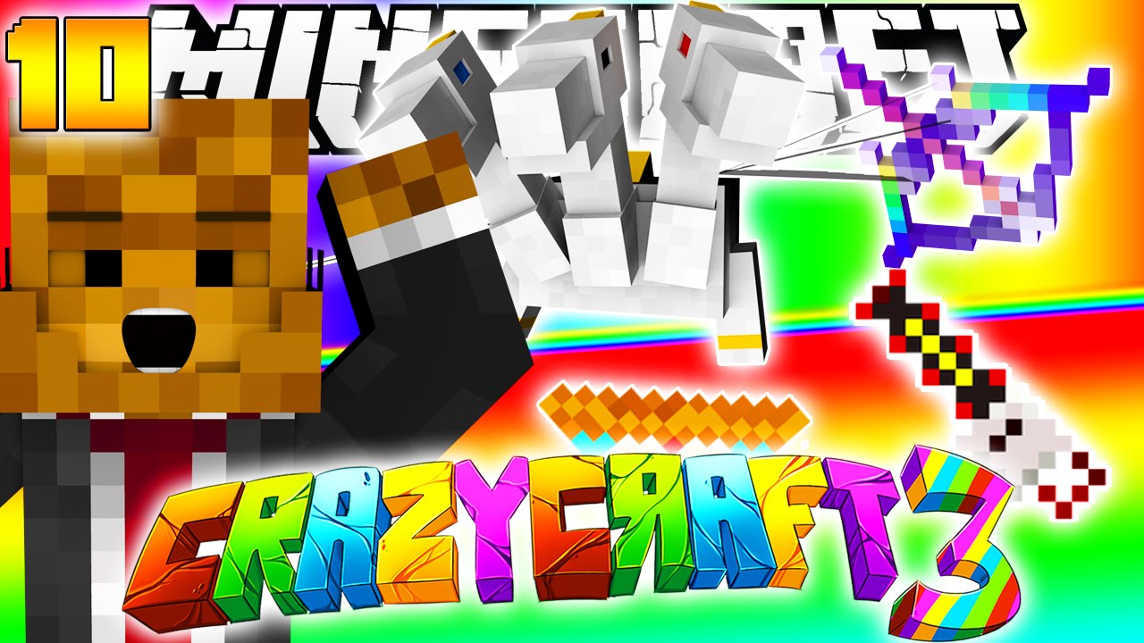 Minecraft CRAZY CRAFT 3.0 - Prince the Dragon + Chainsaw + Hoverboard ...