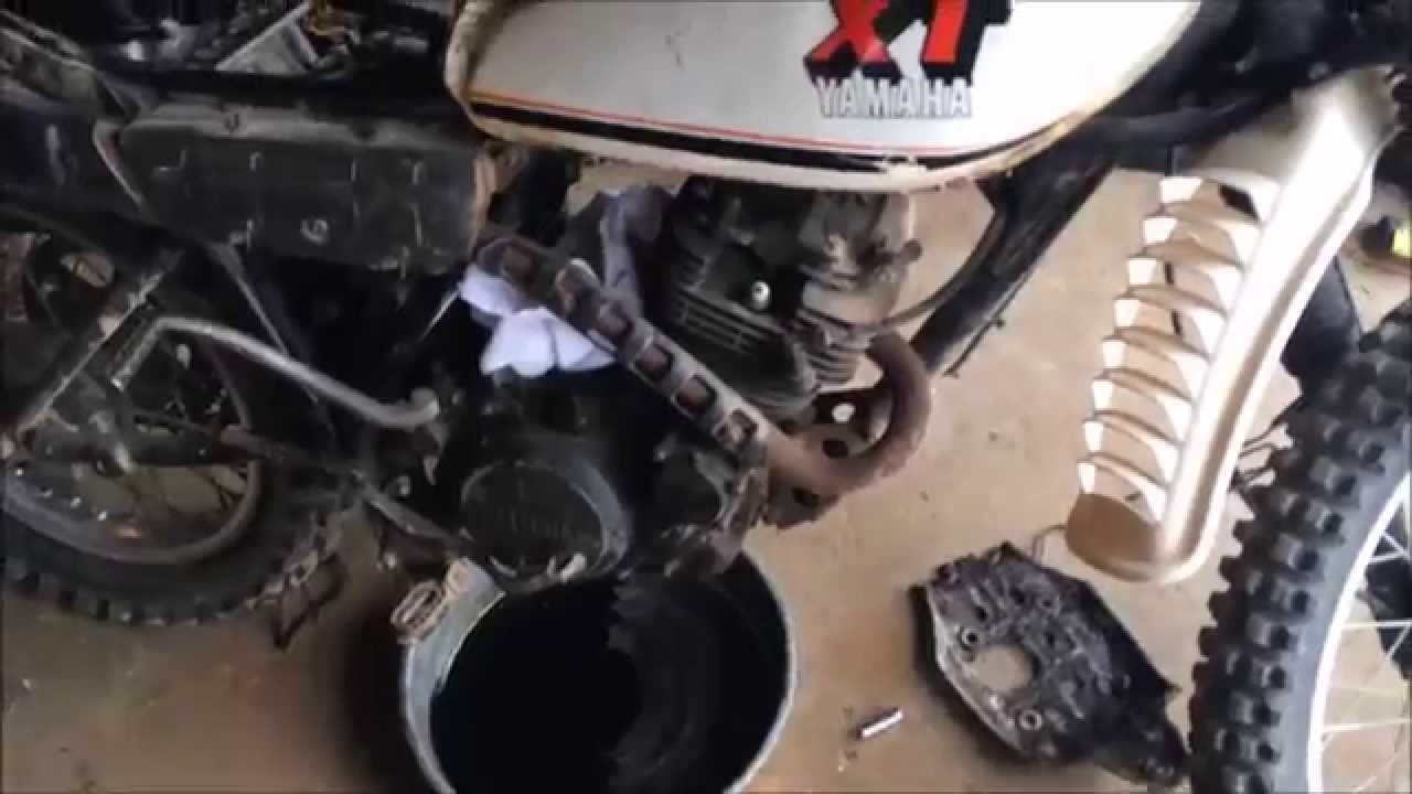 1980 Yamaha XT250 First Start/Drive in 8 years - YouTube