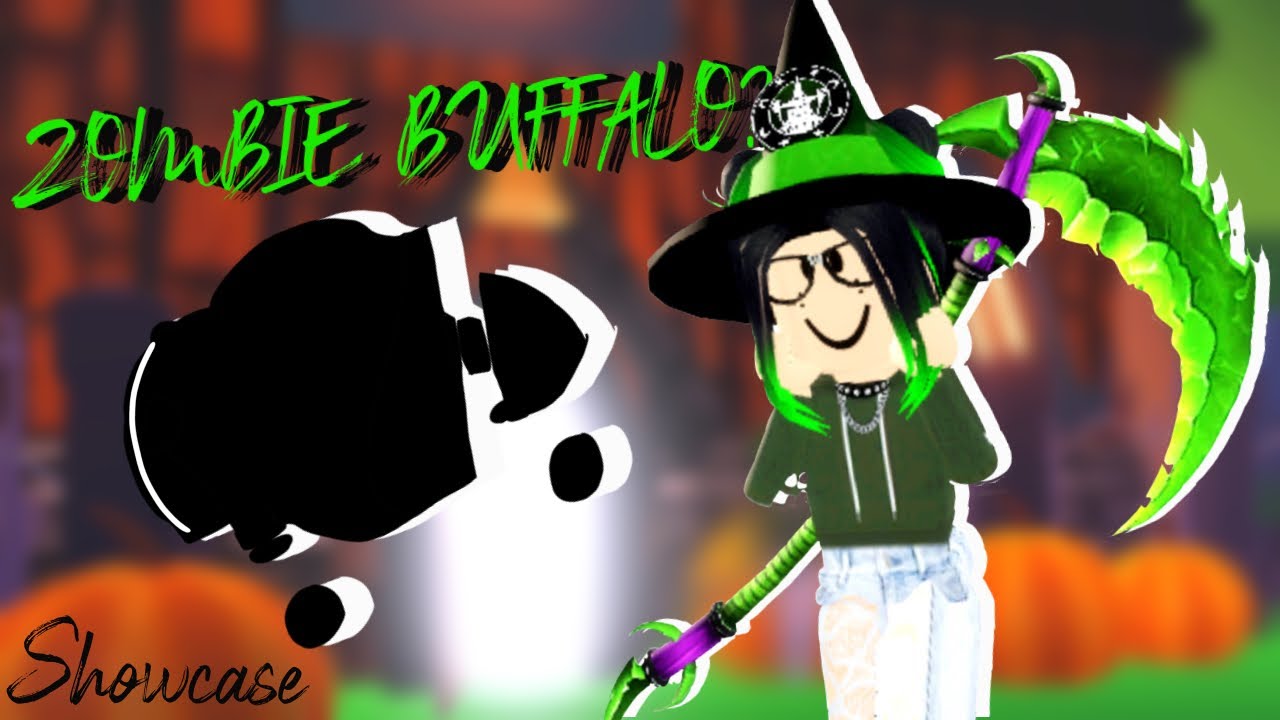 Showcasing the New HALLOWEEN PET IN ADOPT ME! (Zombie buffalo) - YouTube