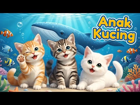 LAGU ANAK 🇮🇩 ANAK KUCING MEONG MEONG - KITTEN SONG - LAGU ANAK BALITA VIRAL