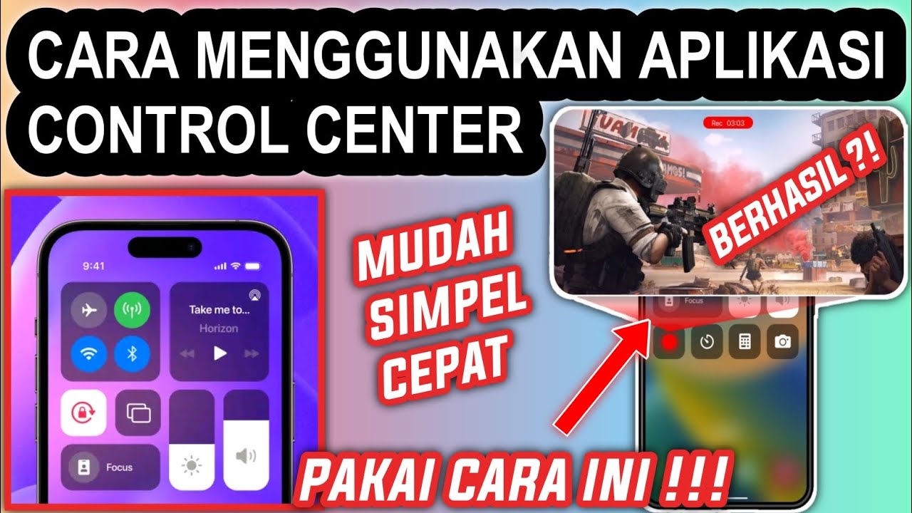 Cara Menggunakan Aplikasi Control Center Control Styles - YouTube