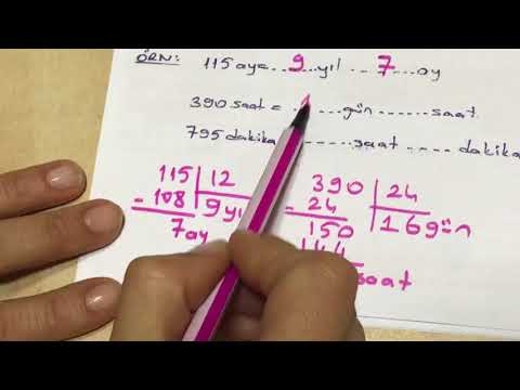 5. Sınıf zaman ölçüleri