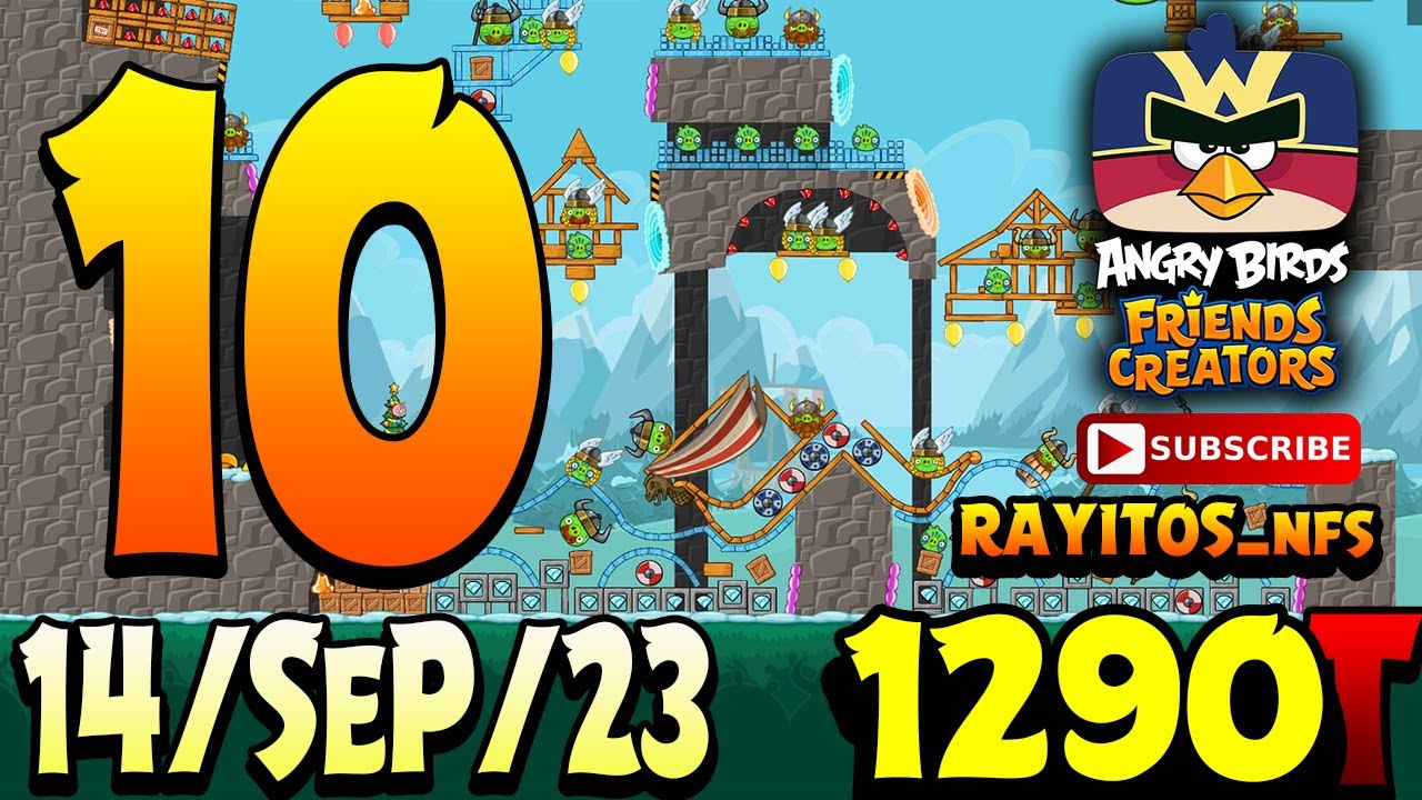 Angry Birds Friends Level 10 Tournament 1290 Highscore POWER-UP ...