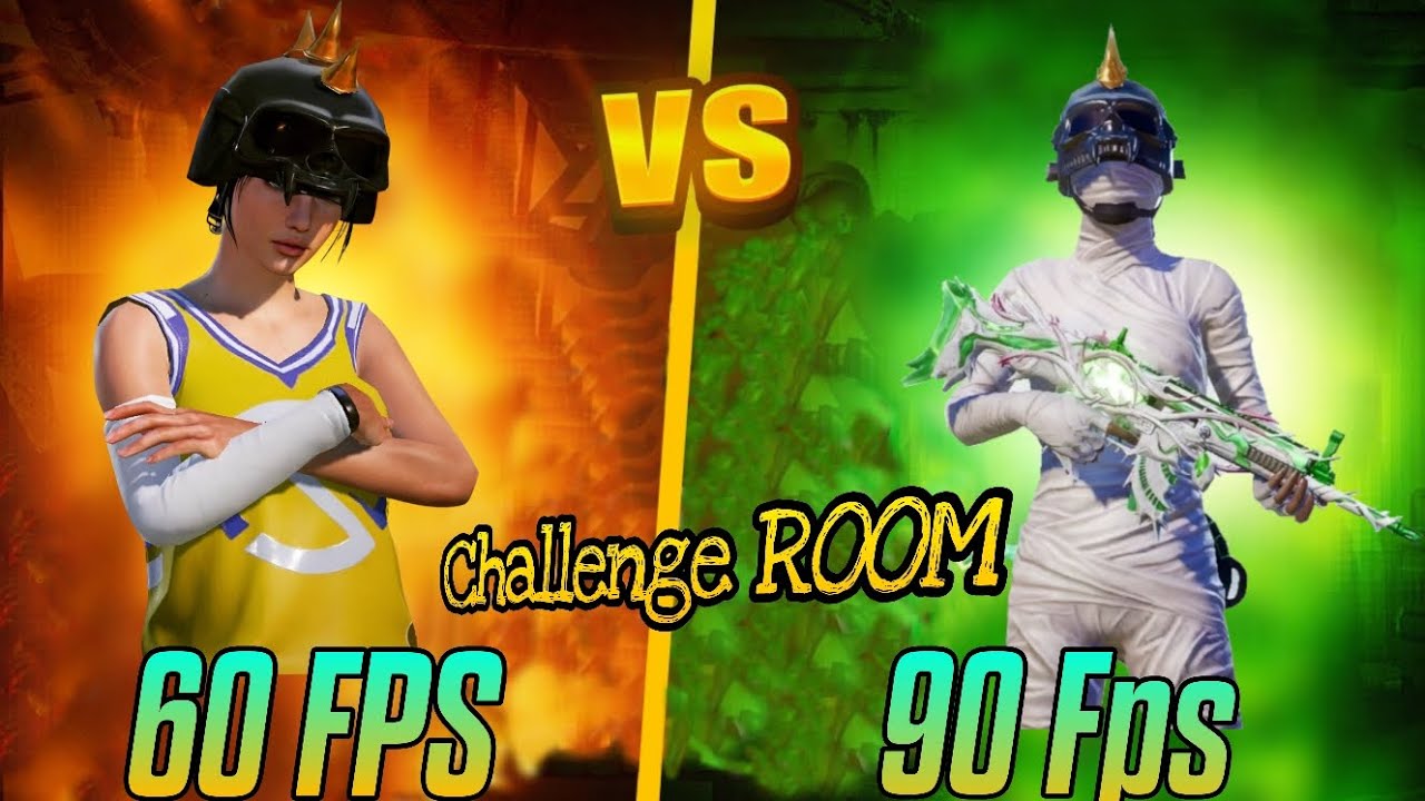 60 FPS Vs 90 Fps Challenge Room 🥃 PUBG MOBILE #pubg - YouTube