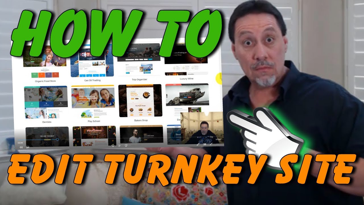 How To Edit 👉 Turnkey Websites Inside Admin Panel - YouTube