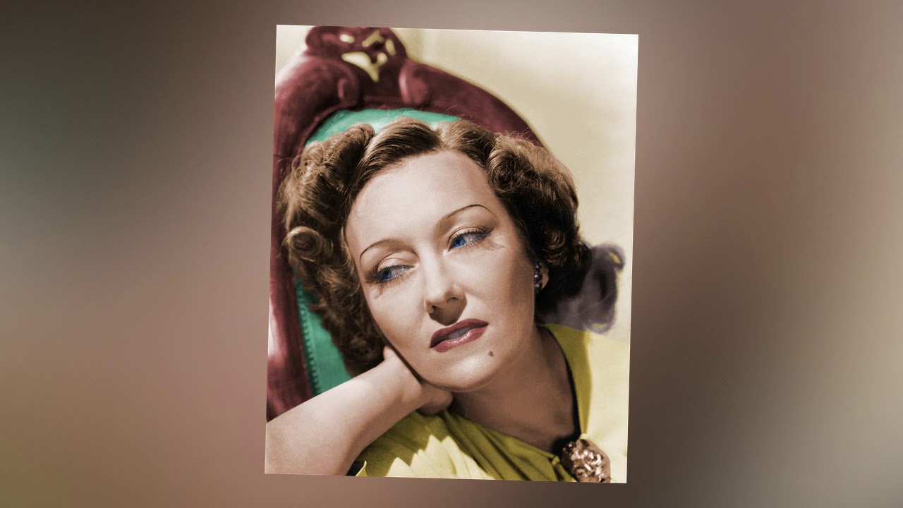 Movie Legends - Gloria Swanson (Color by Baz) - YouTube