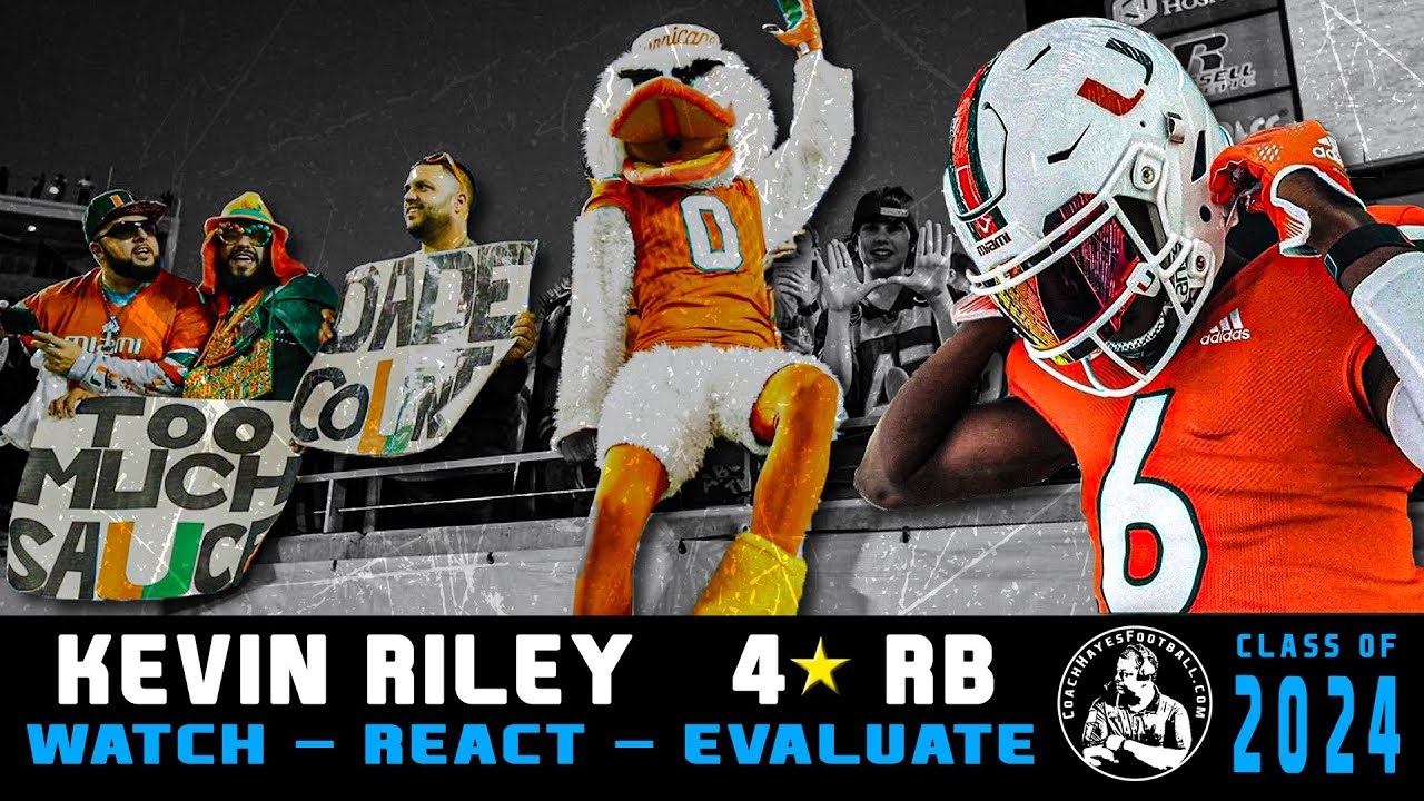 4⭐ RB Kevin Riley | Highlight Review | #Miami Commit | #WRE24 - YouTube