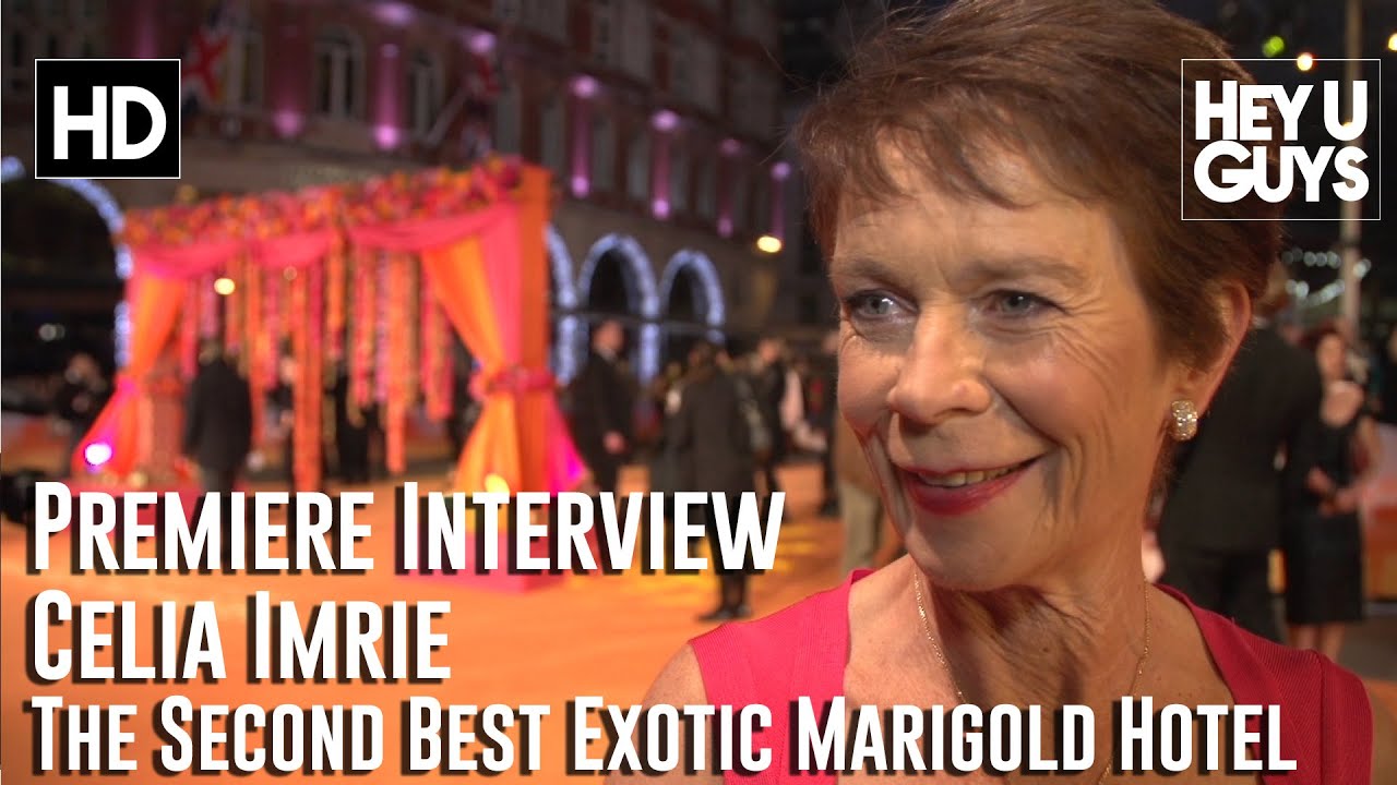 Celia Imrie World Premiere Interview - The Second Best Exotic Marigold ...