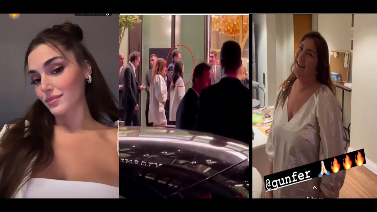 Kerem Hande and Kerem's manager were seen entering the party through the back door. - YouTube