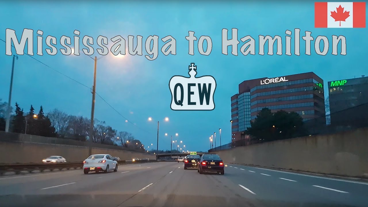 Queen Elizabeth Way (QEW) Mississauga to Hamilton - YouTube