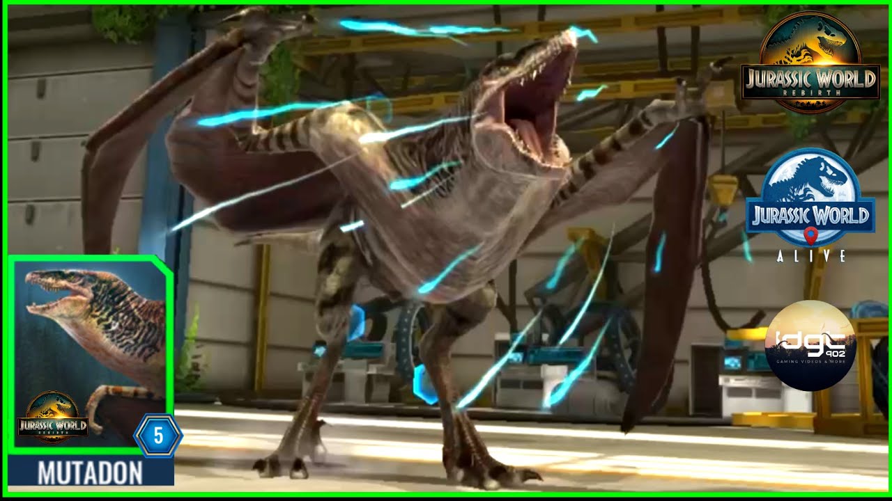Rebirth Mutadon OFFICIAL FIRST LOOK! New in Jurassic World Alive - YouTube