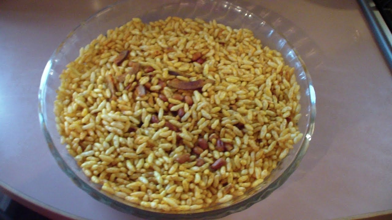 Puffed Rice Namkeenమరమరాల మసాల మిక్చర్ కరకరలాడుతూ చాలా బాగుంటుంది - YouTube