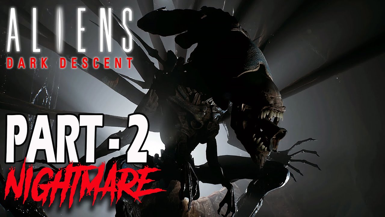 Aliens Dark Descent - Nightmare Mode - RTS Survival Horror Gameplay ...