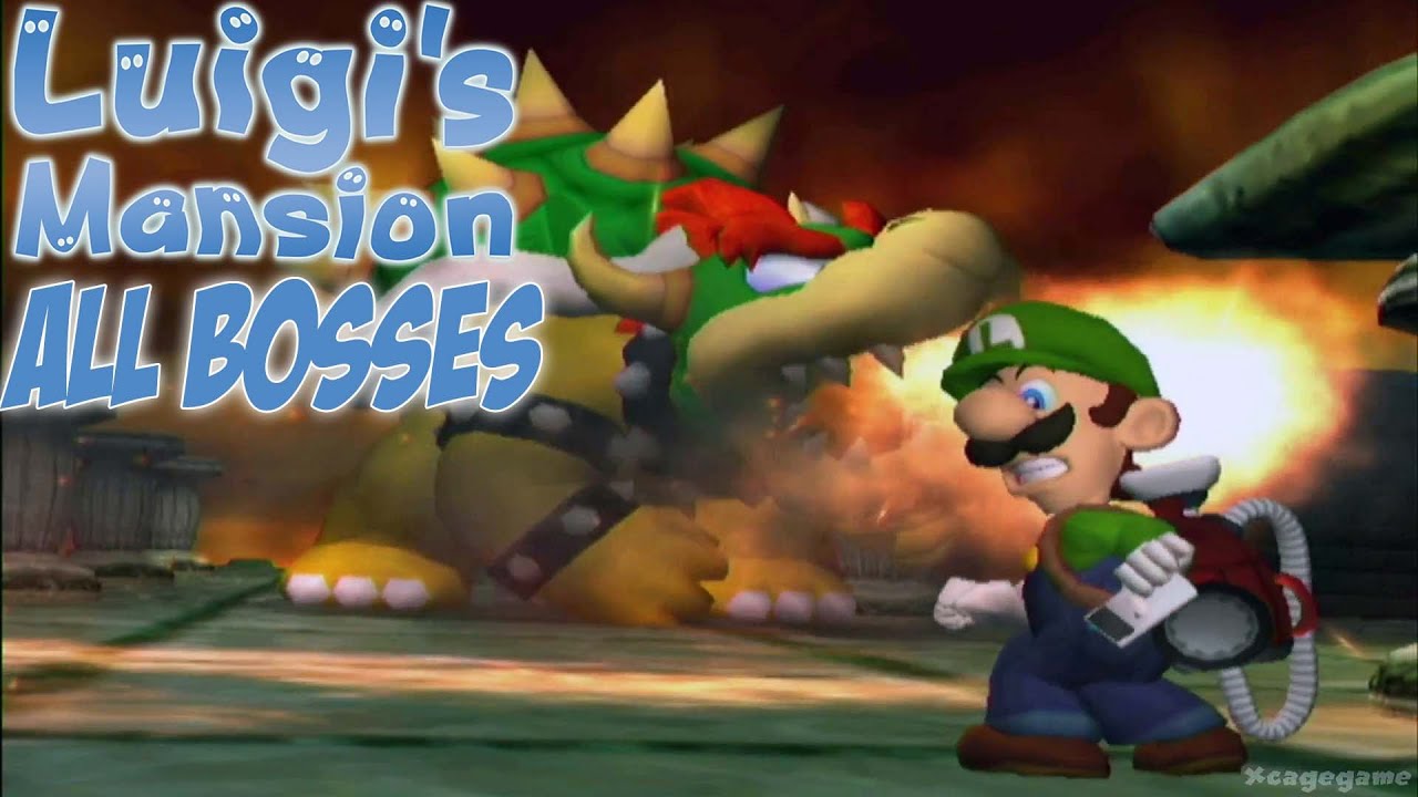 Luigi's Mansion All Bosses & Portrait Ghosts - YouTube