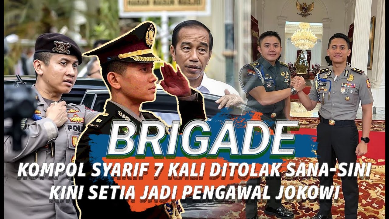 "Halang Rintang" Kompol Syarif Sebelum Kawal Jokowi dan Keakrabannya ...