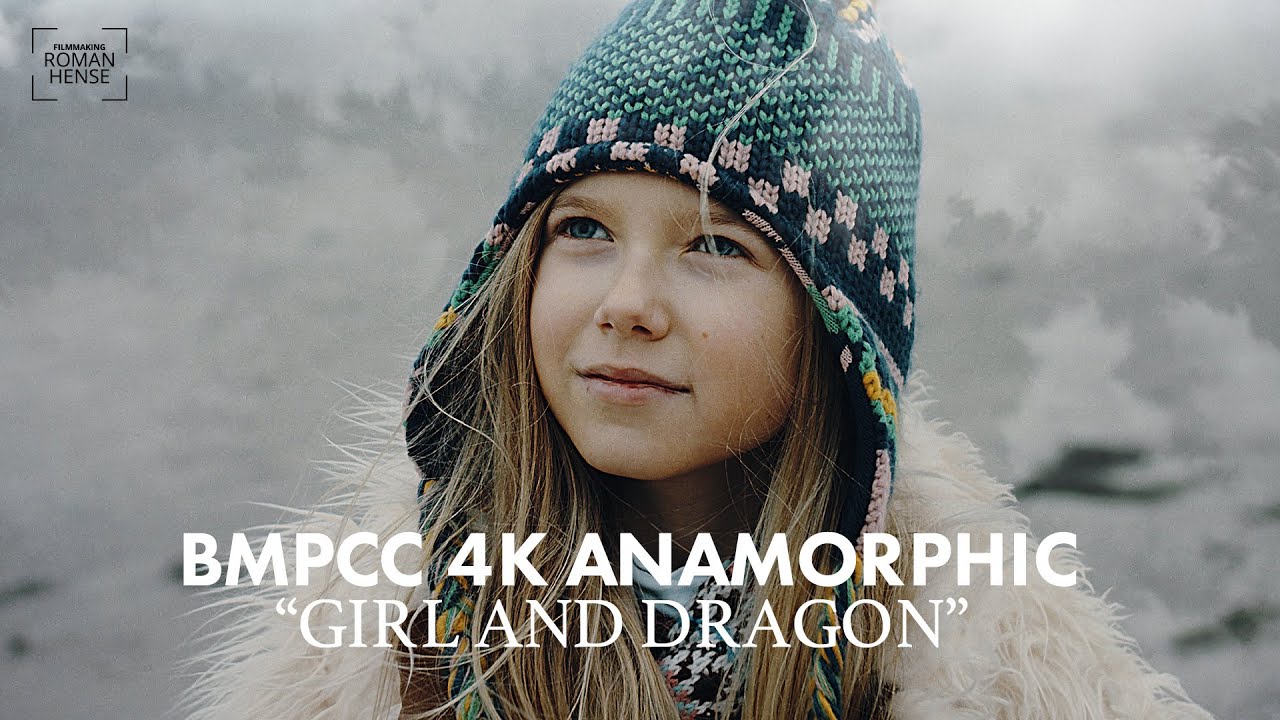 Anamorphic mode video BMPCC 4k BRAW "Girl and Dragon" - YouTube