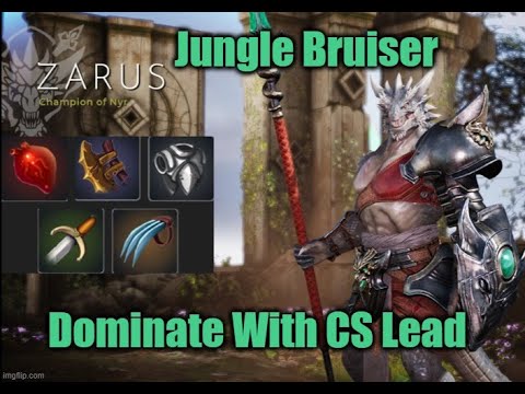 Predecessor Zarus Jungle Bruiser | Take Advantage Of Minion Kills And ...