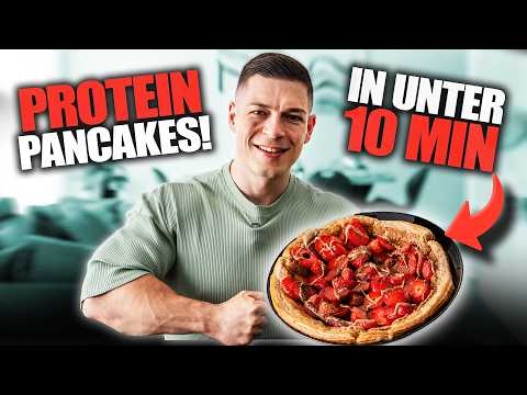 Protein Pancakes in UNTER 10 Min! Das Rezept MUSS in deine Diät!