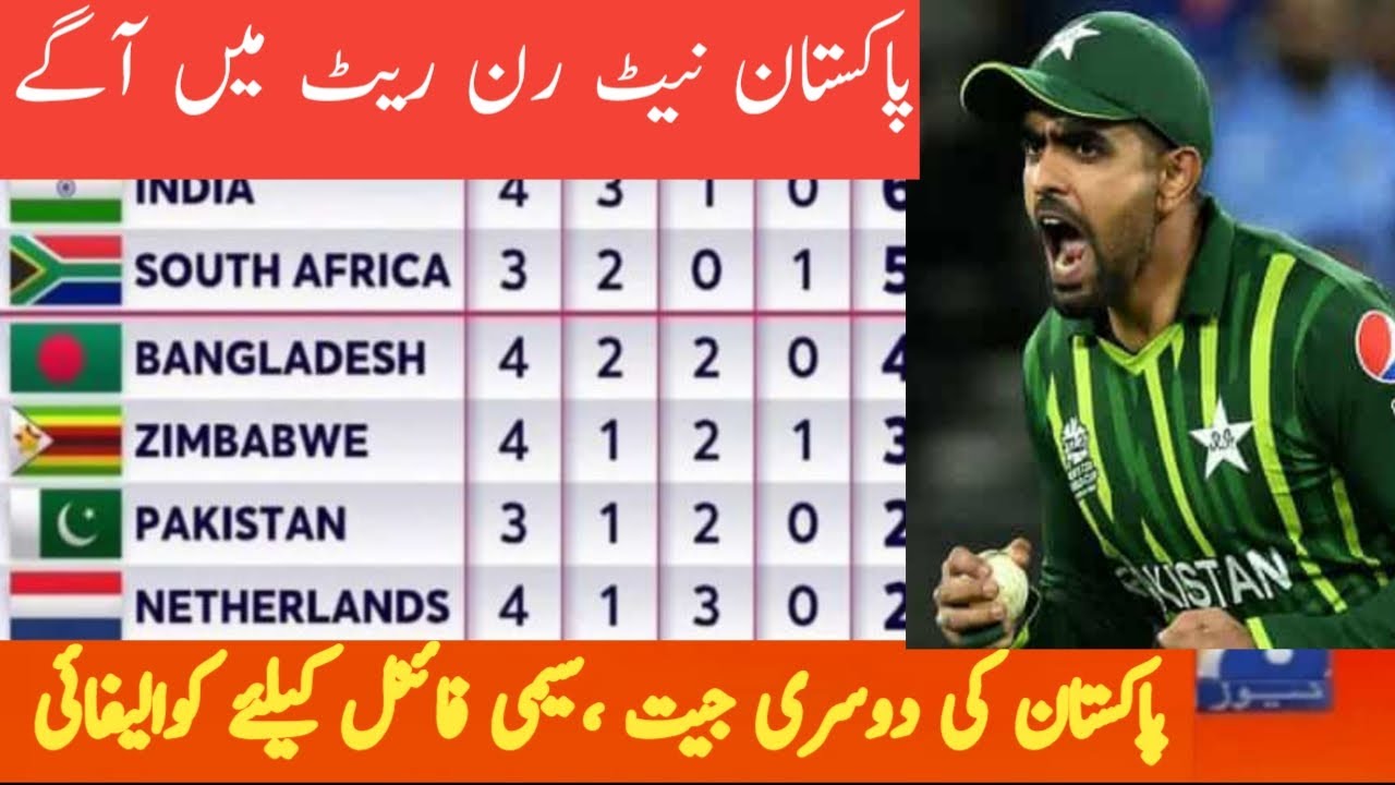 Pak Qualify For Semi Final || Latest Point Table Group 2 Super 12 ...