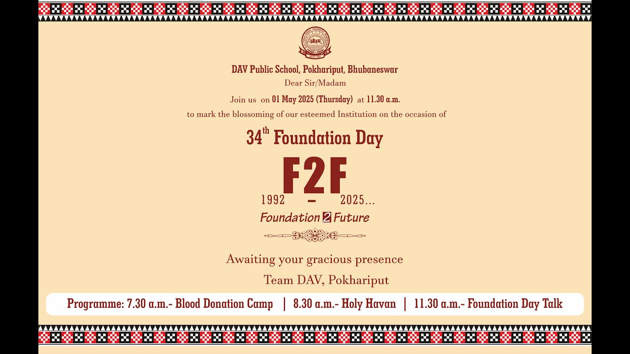34th Foundation Day - YouTube