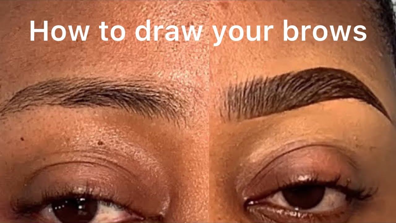 How to draw your brows |Everything you need to know - YouTube