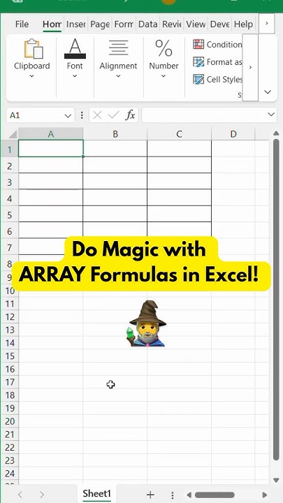 Stop Repeating! Use One Formula for Many Cells! | Dynamic Arrays in Excel #excelshorts #excel ...