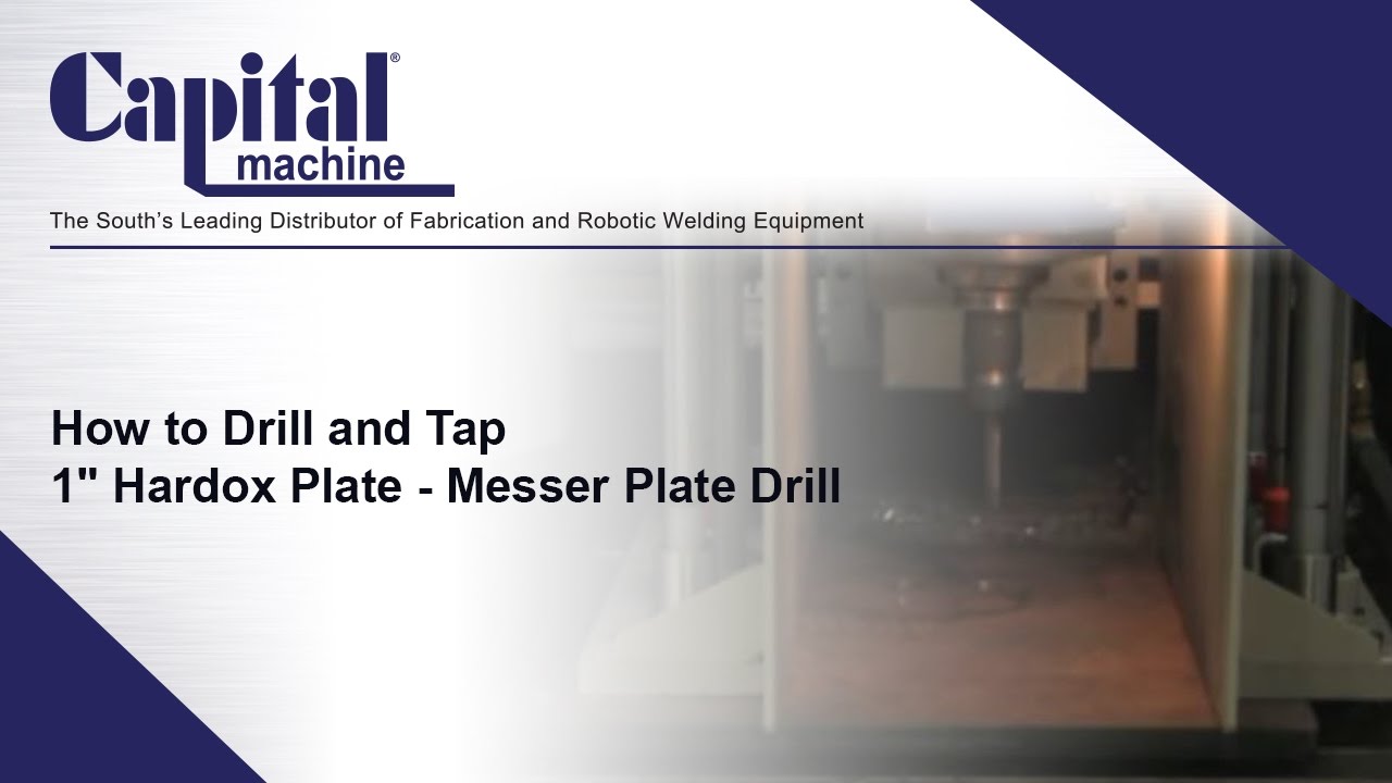 Messer Drill Hardox Plate - YouTube