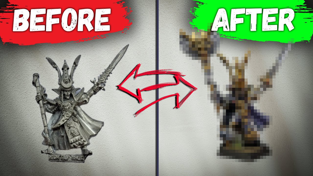 Restoring a Classic: High Elf Archmage Teclis from 1992 - Warhammer ...