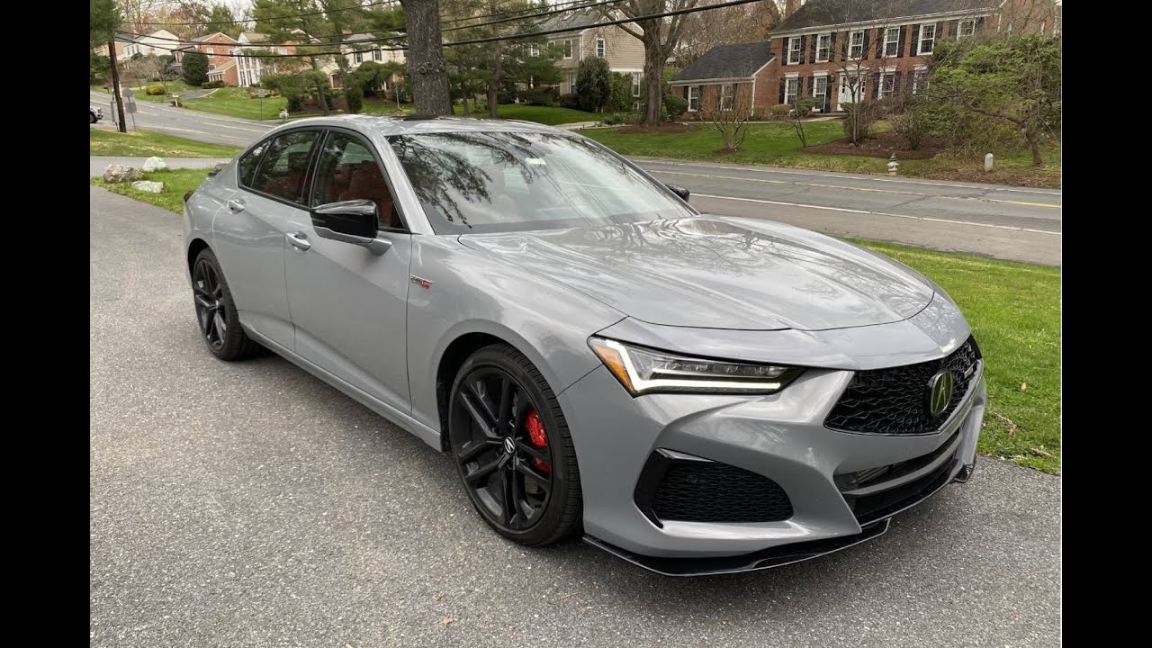 Acura TLX Type S: Every sport sedan needs a touch of gray - YouTube