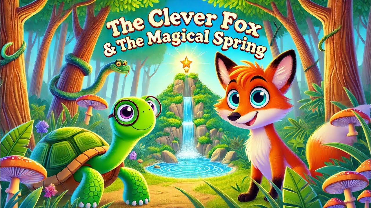 The Clever Fox and The Magical Spring | Bedtime Stories For Kids in ...