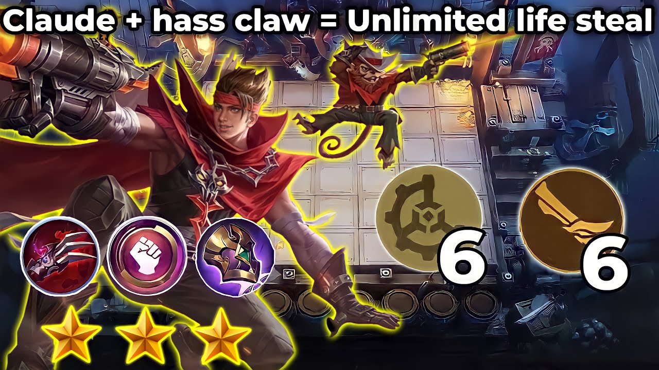 CLAUDE | HASS CLAW | MAGIC CHESS | MOBILE LEGENDS | MLBB | BEST SYNERGY ...