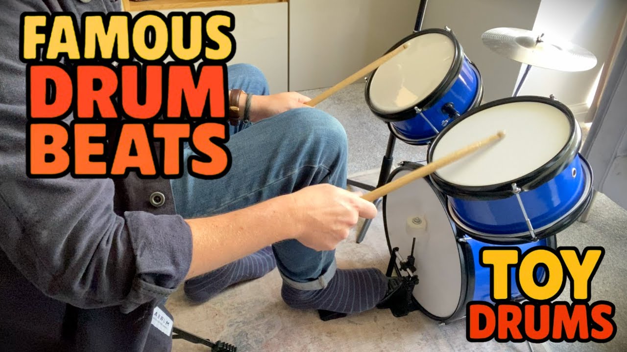Famous drum beats played on toy drums! Can you guess what they are ...