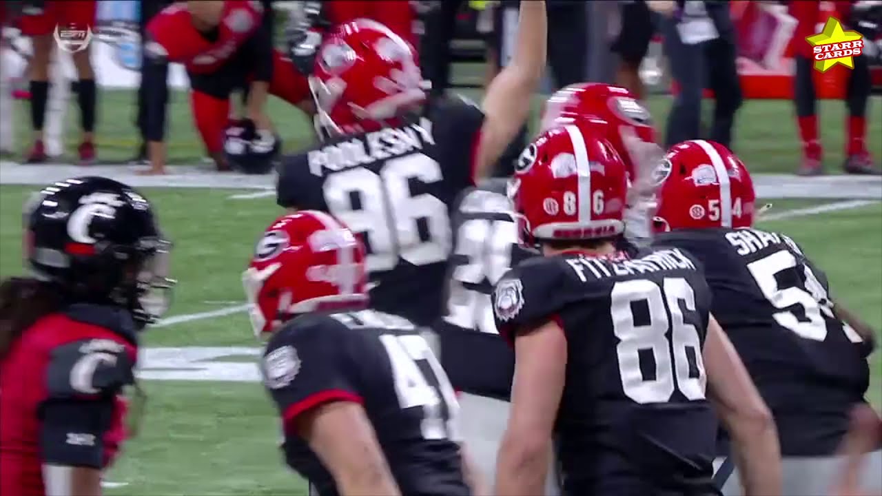 Georgia kicker Jack Podlesny drills career-long field goal with two ...