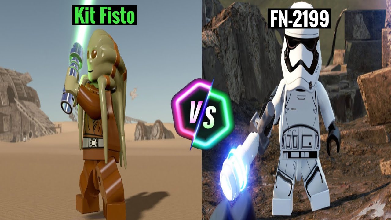 Lego Star Wars: TFA - Kit Fisto Vs FN-2199 - YouTube