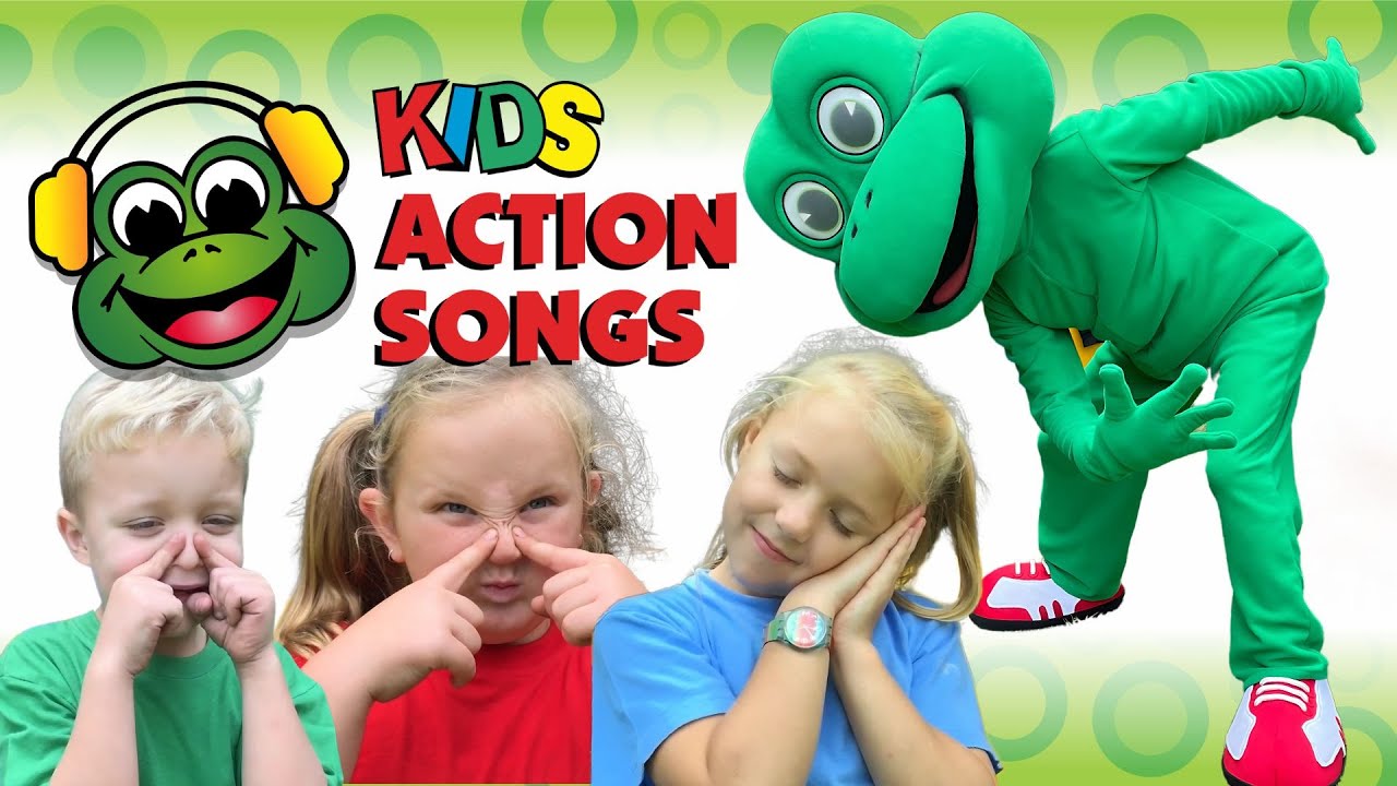 Kids Action Songs - Jog the Frog says. A Simple Simon type song for ...