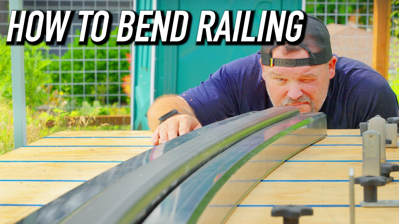 How To Bend Composite Railing Dr Decks Style || Dr Decks - YouTube