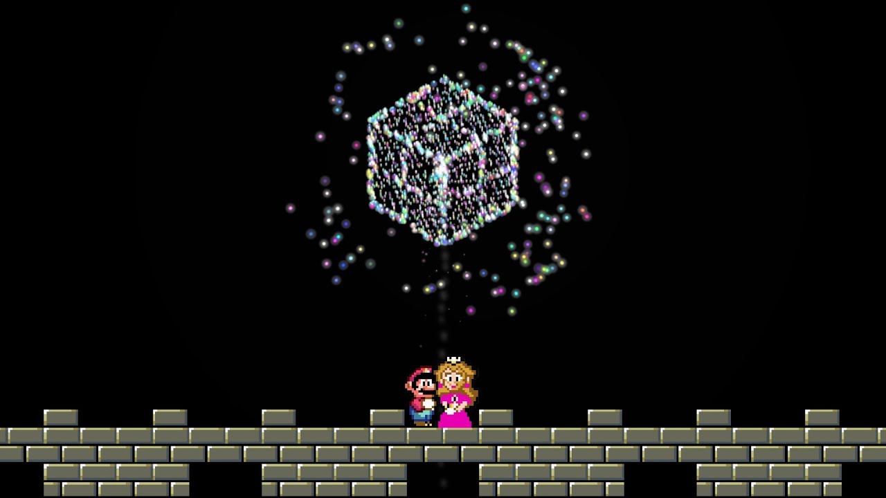 Mario and Peach Fireworks Startup Video | Big Box Cinematix - YouTube