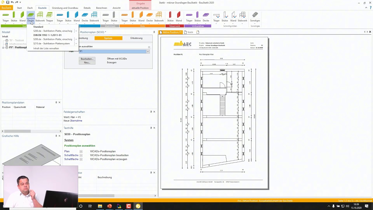 mbinar - A|BS - BauStatik - Grundlagen der Dokument-orientierten Statik ...