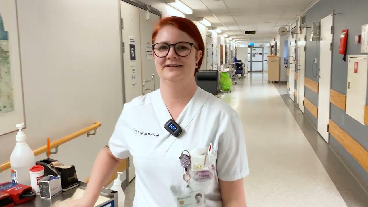 Jobba som undersköterska på medicinmottagning, Hallands sjukhus - YouTube