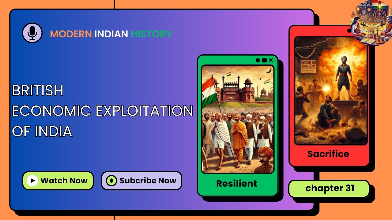 British Economic Exploitation of India Chapter 31 - YouTube