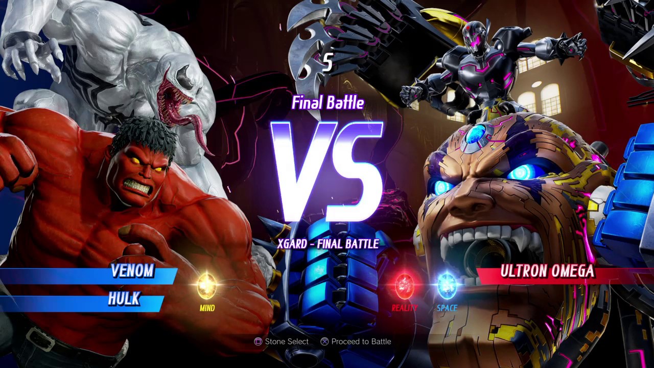 White Venom and Red Hulk vs Ultron Omega - YouTube