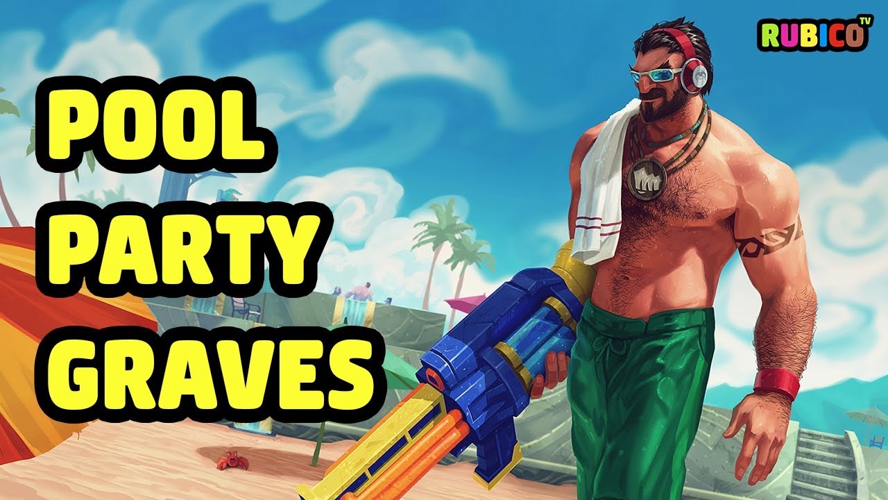 POOL PARTY GRAVES SKIN SPOTLIGHT - LEAGUE OF LEGENDS - YouTube