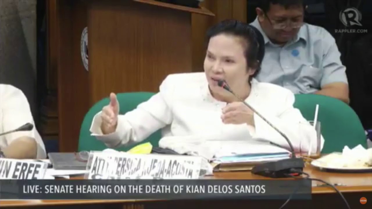 PAO chief Acosta emotional as she says no patterns in killing - YouTube