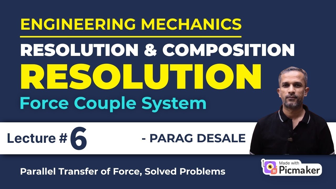 Engineering Mechanics I Lect 6. Force Couple System I Parallel Transfer ...