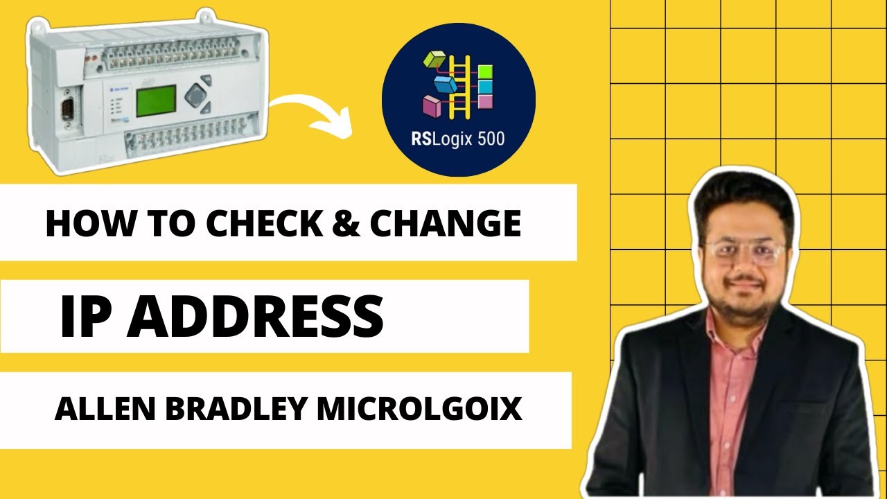 How to check & Change the IP Address of PLC : Allen Bradley Micrologix ...