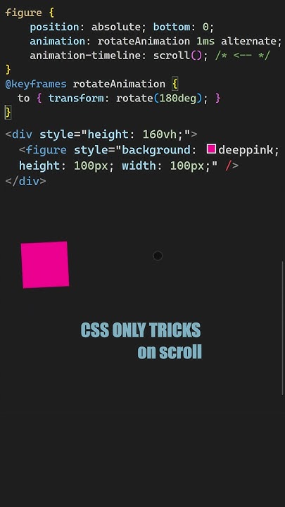 CSS-Only Scroll animation is Wonderful #shorts #tech #design #html #css ...
