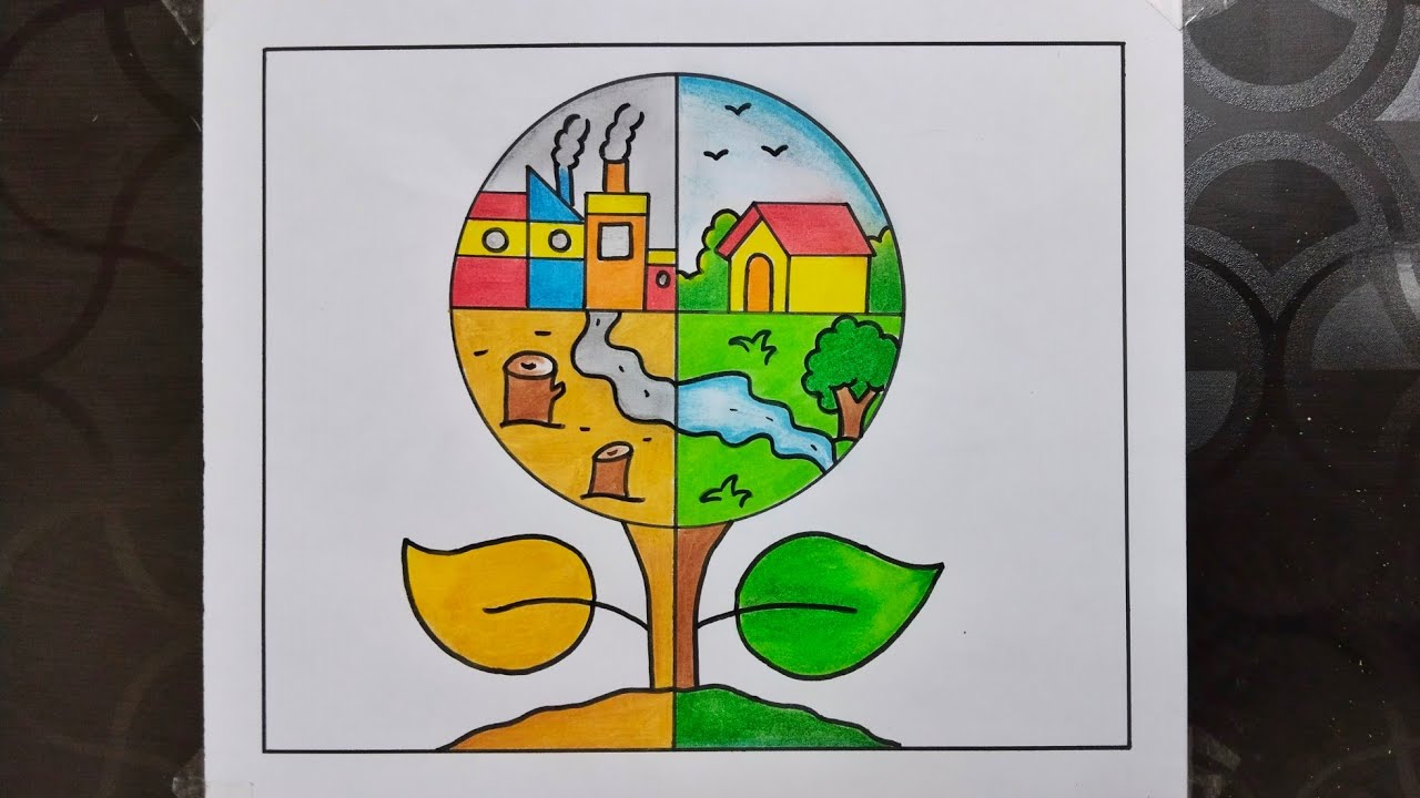 World Environment Day Drawing / World Environment Day Poster / How to ...