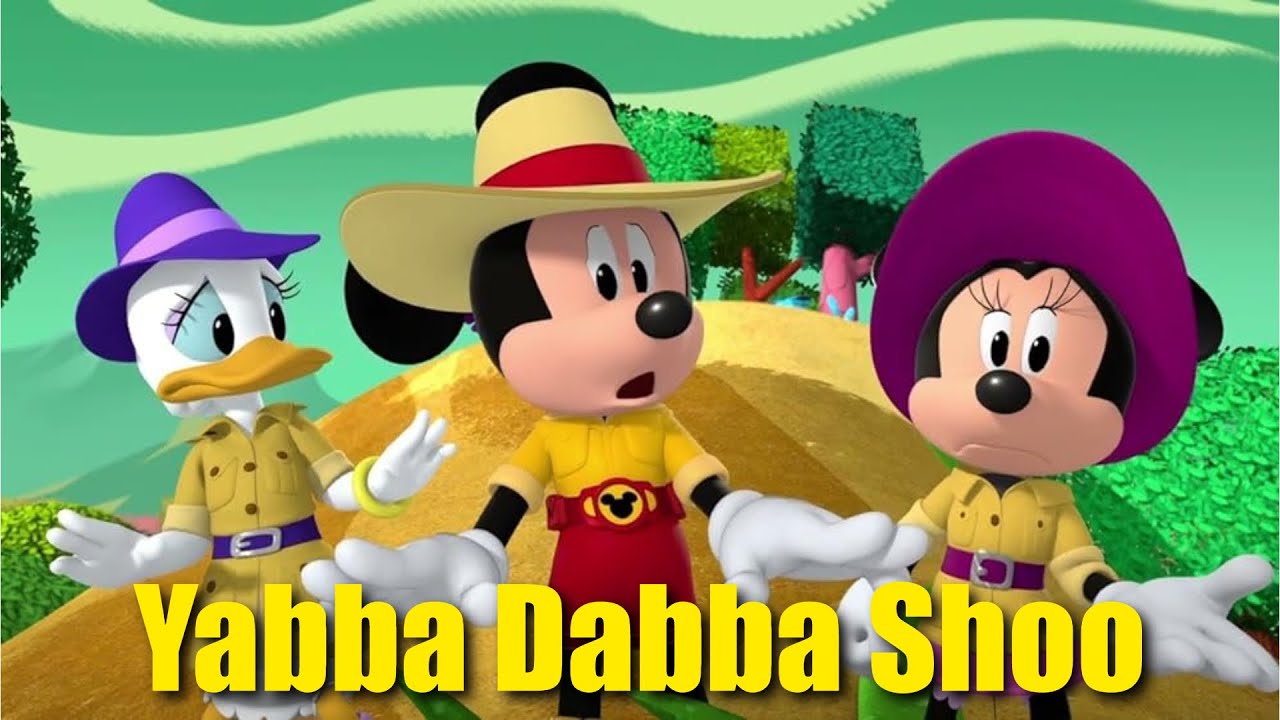 Mickey Mouse Funhouse Dinosaur Safari - Yabba Dabba Shoo - YouTube